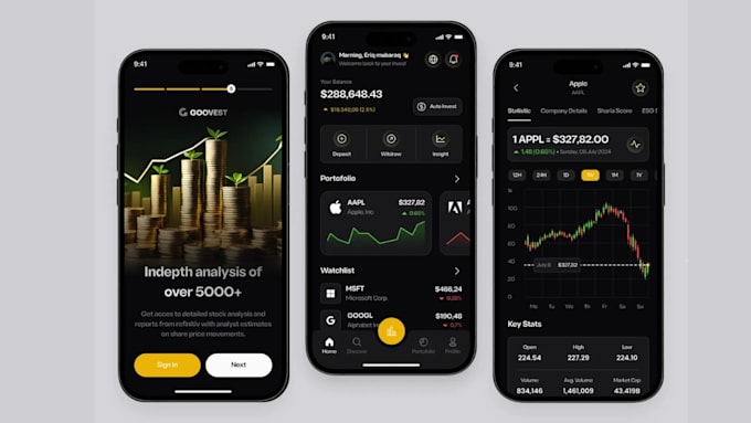 Develop stock trading app crypto trading app forex trading app trading ...