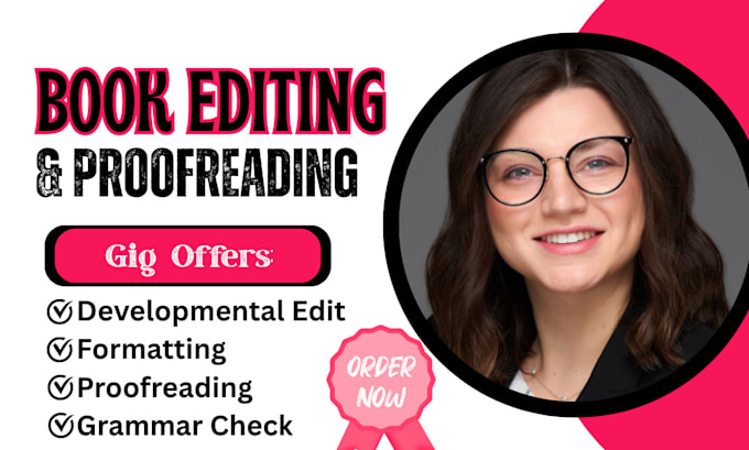 Developmental edit proofread and format novel, children book poetry ...