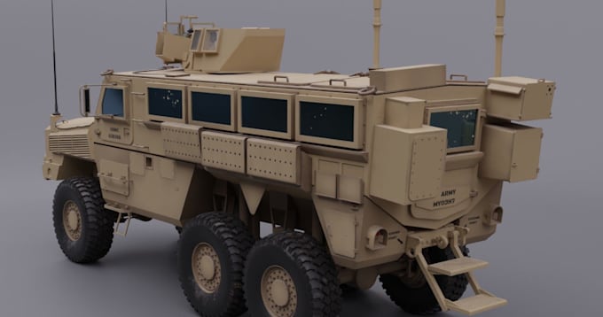 External military vehicle design, texture,armoured tank stl, rig 3d ...
