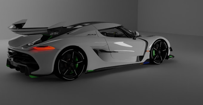 Model realistic sport car, body kit,gta v,unity game asset, uv unwrap ...