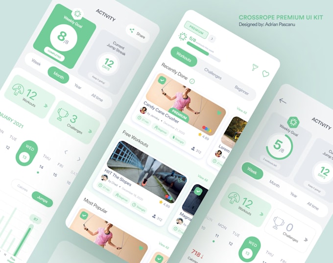Create a custom ui design for you by Adrianpascanu | Fiverr