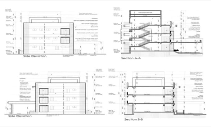Draw redraw 2d architecture floor plan bim elevation section in revit or cad by Stuartarchi | Fiverr