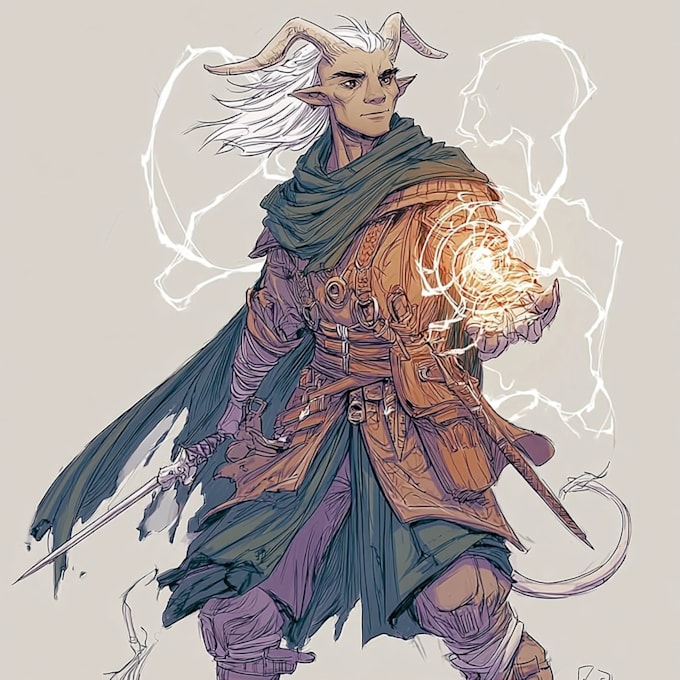 Draw dnd art, fantasy character, creature and dnd party by Brunelderste ...