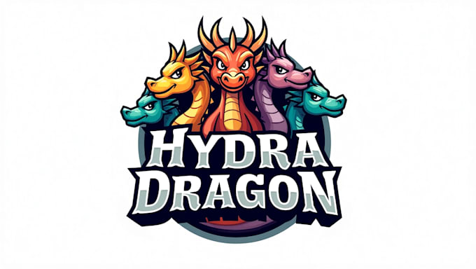 Design hydra dragon mascot logo in very short time by Johan_hold | Fiverr