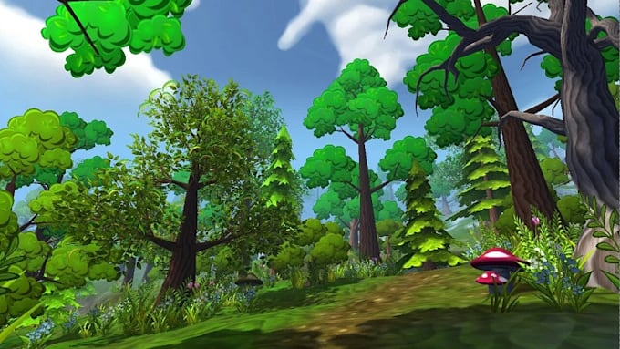 Do 3d game environment 3d scene game map level design 3denvironment ...