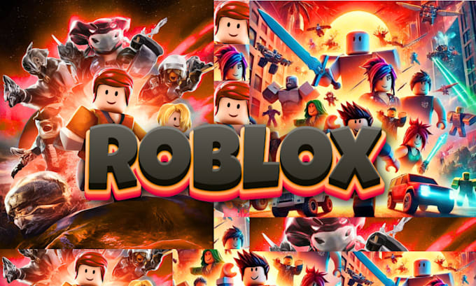 Design roblox thumbnail roblox gfx cartoon thumbnail minecraft ...