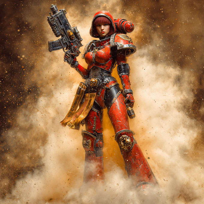 Do a warhammer 40k character from your imagination by Emmoni3 | Fiverr