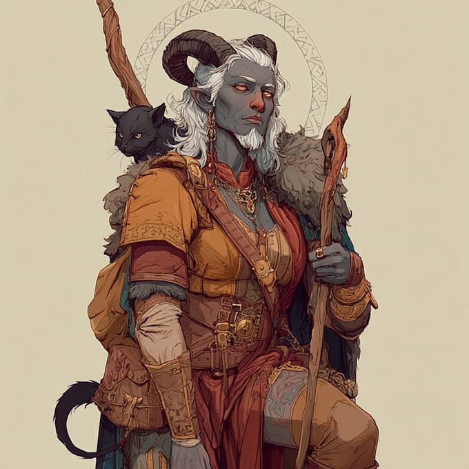 Create a unique fantasy, dnd character art by Fleurlessis | Fiverr