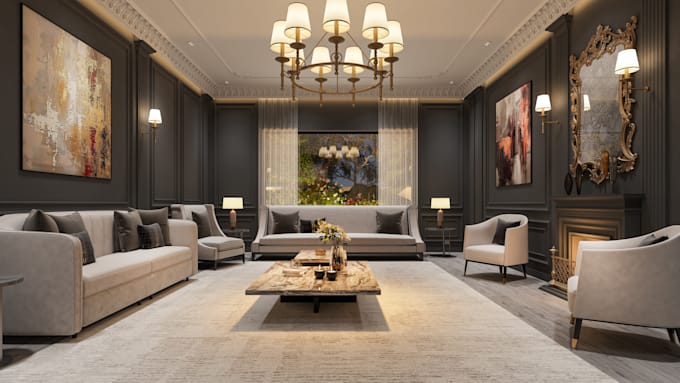 Create 3d floor plan, isometric and perspective view rendering by 3ds ...