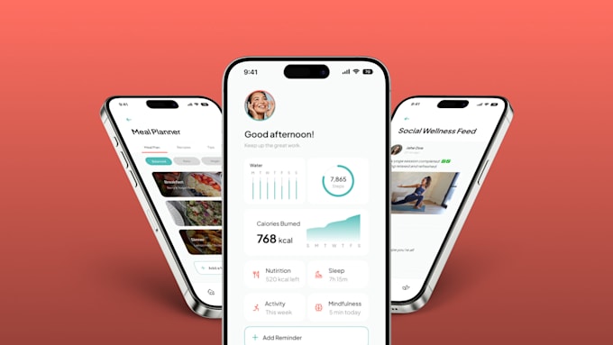 Design a mobile app, figma app design, mobile app ui design by ...