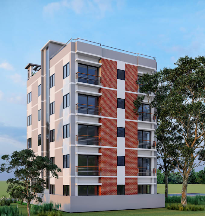 Do revit auto cad sketchup floor plan 2d 3d site plan design by Sazalce | Fiverr