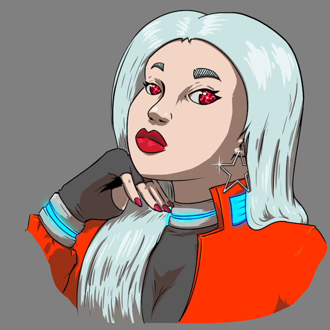 Design powerful custom character art for your story by Luckyzer0 | Fiverr