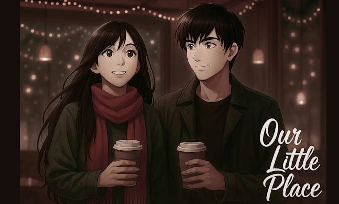 Draw anime style light novel covers manhwa comic covers webnovel cover ...