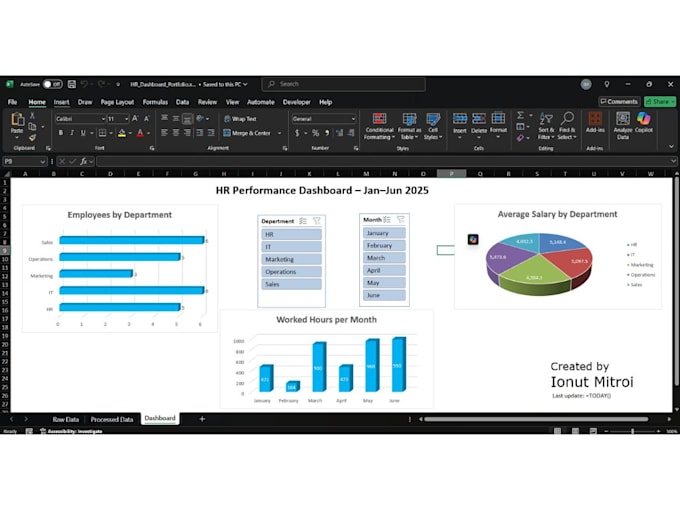 Build an enterprise level excel dashboard to track kpis and business insights by C3lled | Fiverr