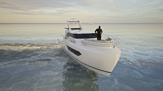Model and render your yacht or boat concept in 3d by Jangelh22 | Fiverr