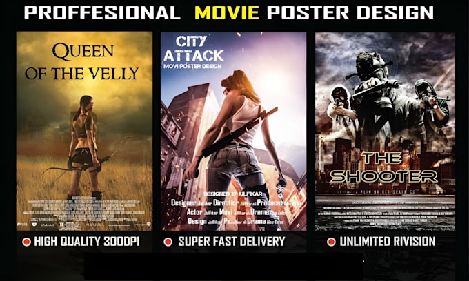 Design a stunning cinematic movie poster for your film by M_timm | Fiverr