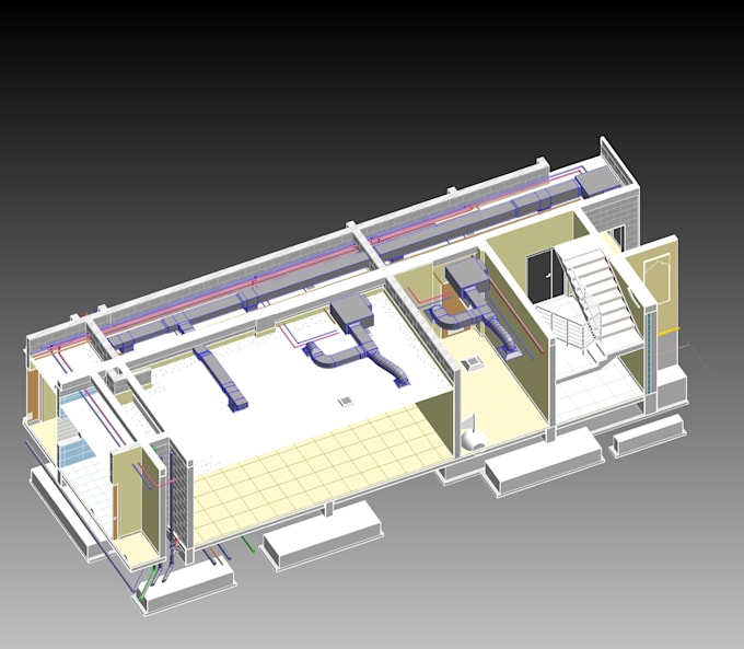 Design hvac duct layout and load calculation using hap by Mohammedalh01 | Fiverr