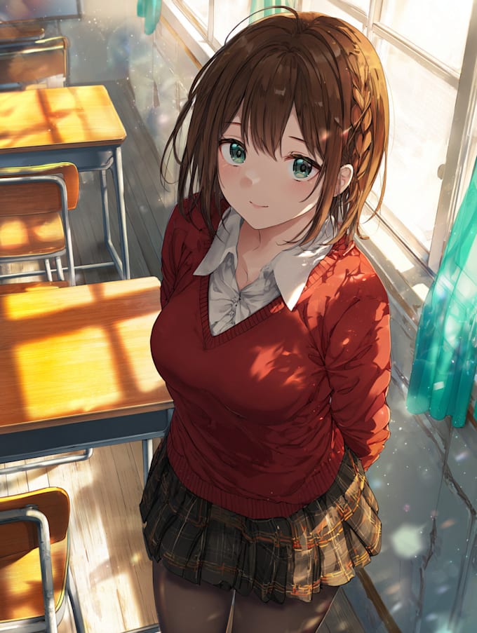 Draw anime portrait or orginal character avatar for you pfp by ...