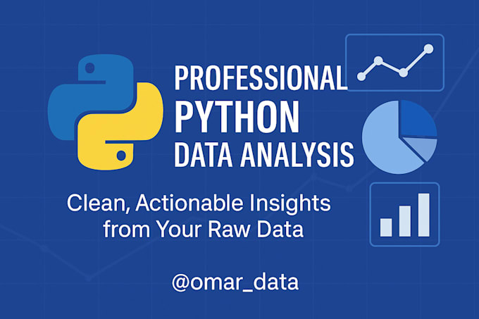 Data analysis using python, pandas, and matplotlib by Omar_data | Fiverr