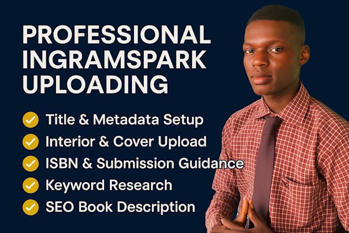 Upload and set up your book on ingramspark for global distribution by ...