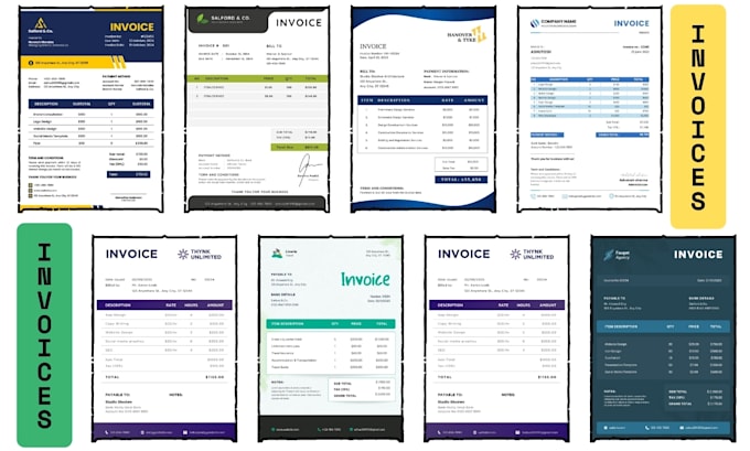Make custom invoice design, letterhead, fillable pdf forms and ...