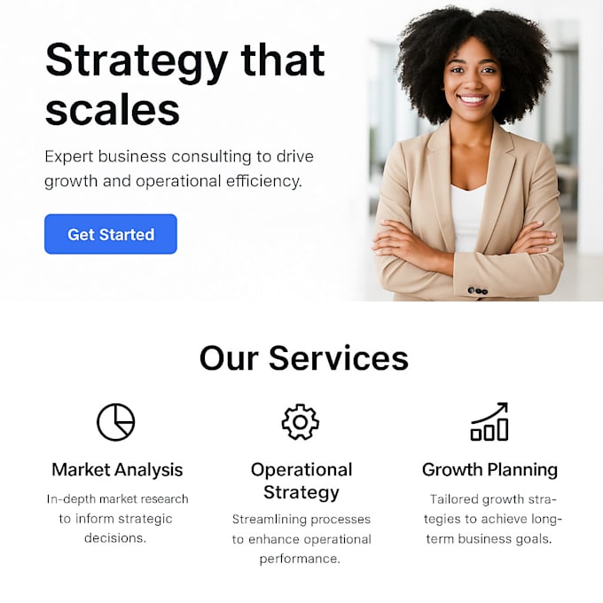 Build a responsive front end website by Aeoncanvas | Fiverr