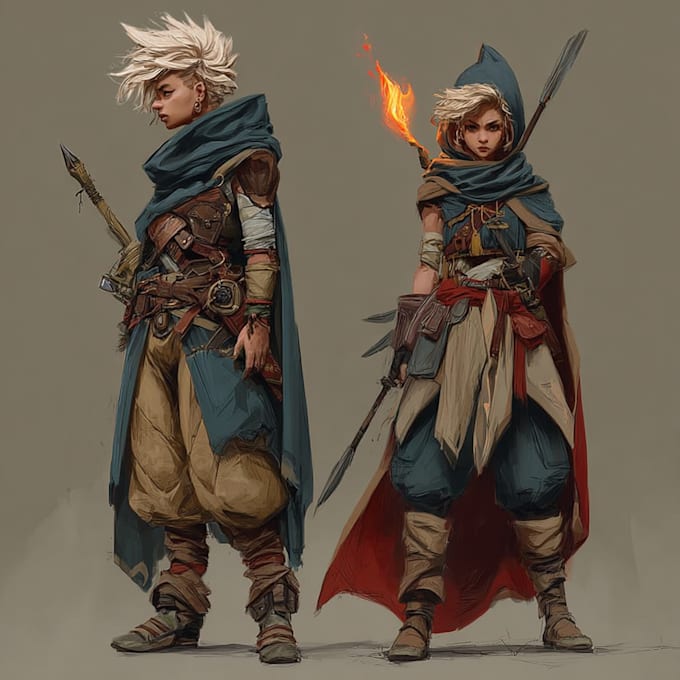 Design a fantasy dnd character art and dnd character by Charlizonie ...