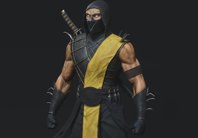 Custom 3d game ready model,ue5 realistic character design,unity texture ...