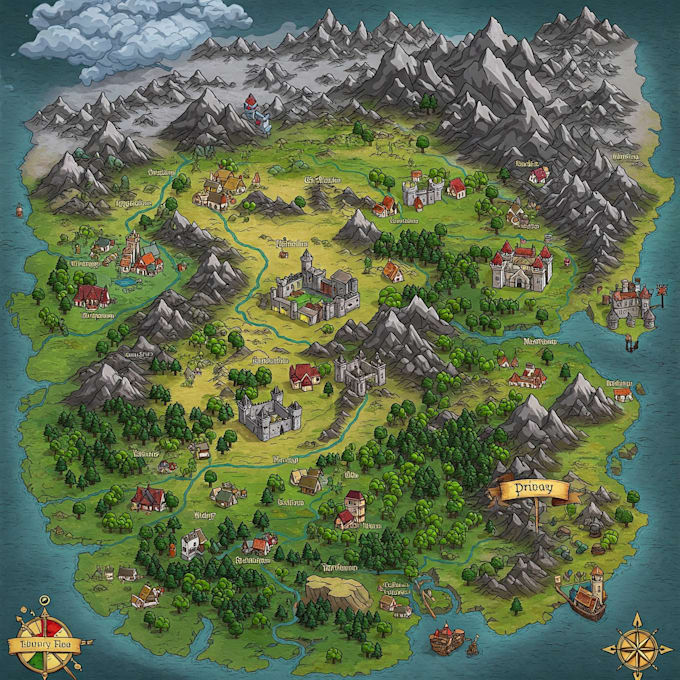 Generate custom fantasy rpg map for your tabletop adventures by ...