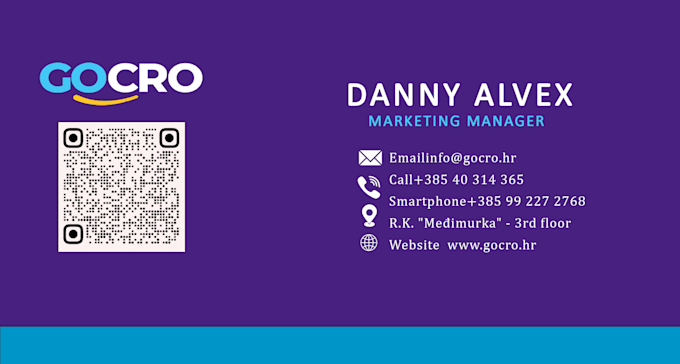Design professional business cards with qr code and logo by Tanveer ...