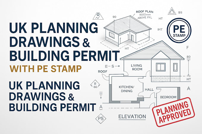 Create uk planning permission, building permit and regulation drawings ...