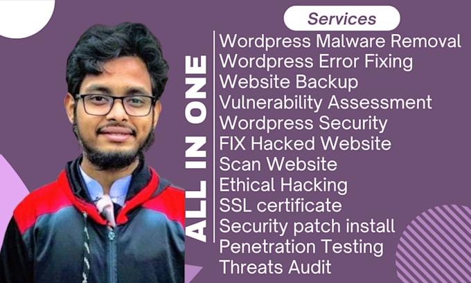 Do malware removal, fix errors and scan vulnerabilities by H_tahmid ...