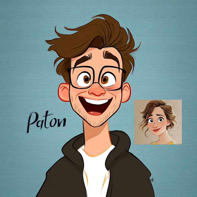 Draw a custom disney cartoon portrait by Cezanombard | Fiverr