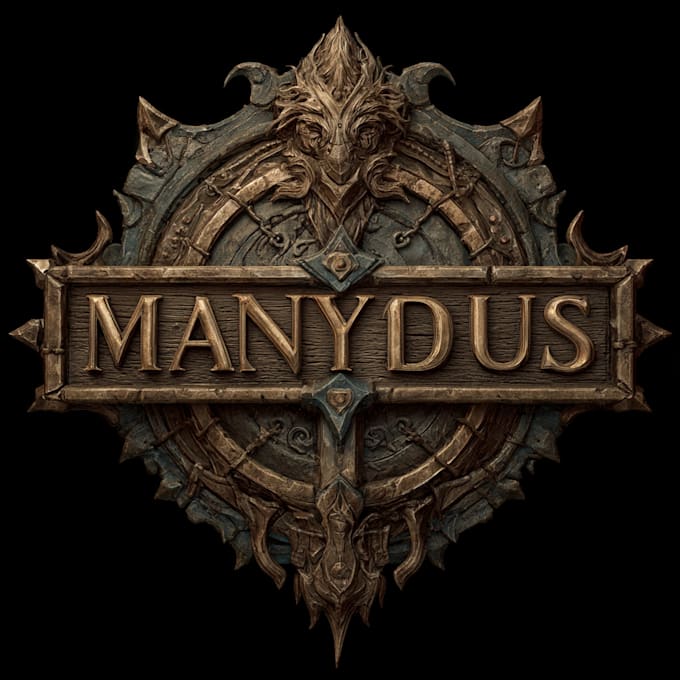 Design unique 3d medieval, fantasy, rpg, mmorpg game logo title by ...