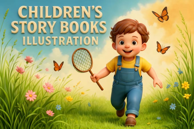 Illustrate children story book illustration and children story book ...