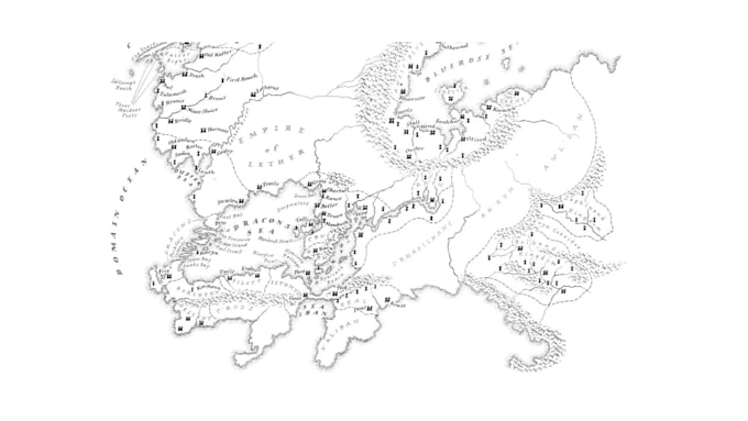 Fantasy map illustration, vector map, battlemap for your dnd rpg world ...