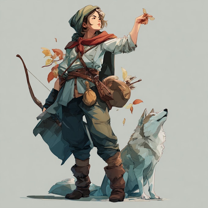 Dnd character art and dnd character art by Lehanauno | Fiverr