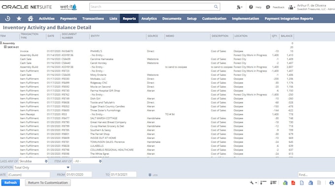 Do oracle netsuite inventory management by Hammadbaig94 | Fiverr