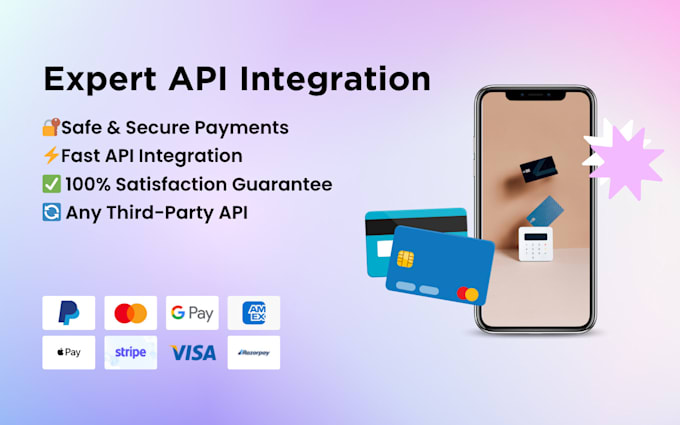 Integrate any third party api or payment gateway into your app or website by Riyaad_dev | Fiverr