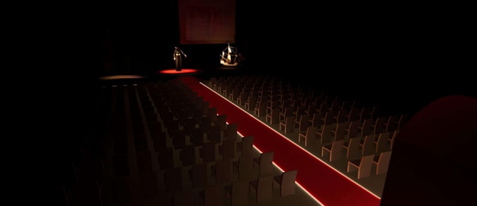 3d event stage design and presentation setup by Visioncraft3d | Fiverr
