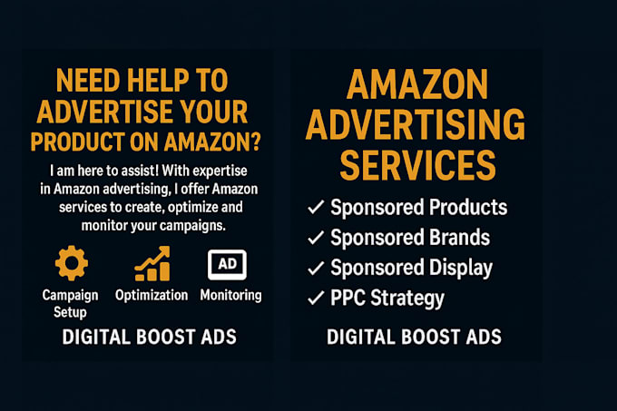 Create and manage amazon ads sp, sb, sd for your store by Rupalibirajd633 | Fiverr