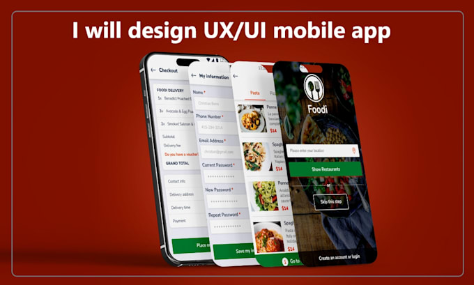 Do ui ux design, website, dashboard, mobile app ui ux design by Mble_yo | Fiverr