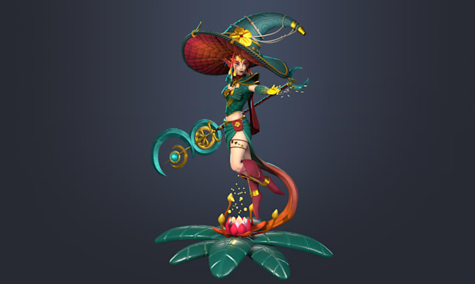Do 3d stylized character, cute mascot model,pbr texture,rig3d for unity ...
