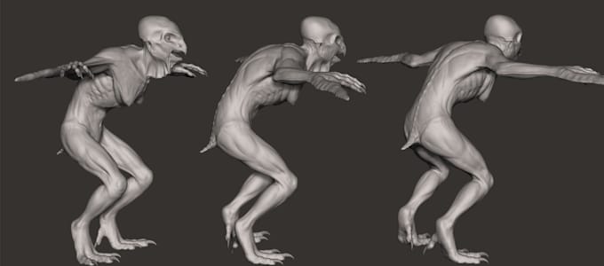 Highpoly 3d dnd creature,troll,3d printable miniature,human avatar stl ...