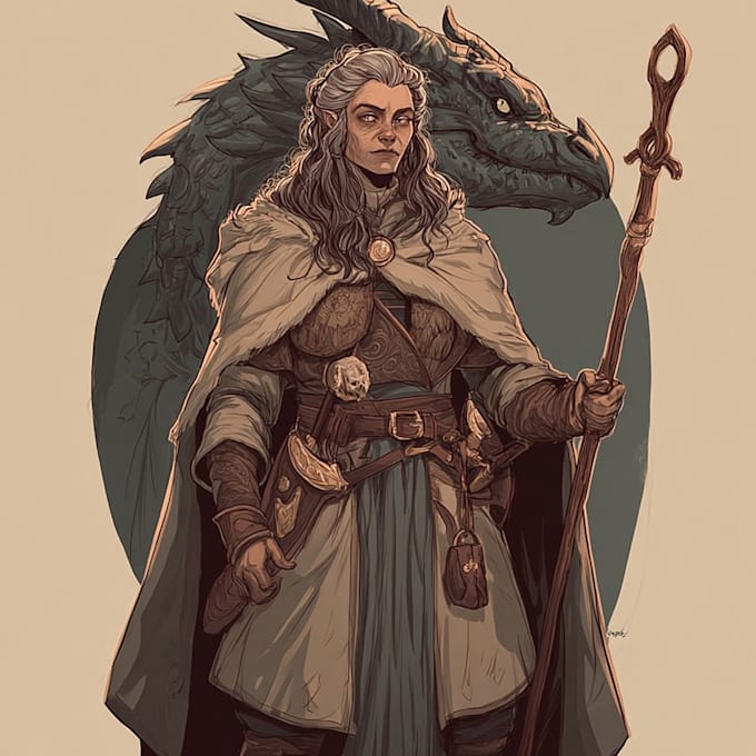 Make unique fantasy, dnd character art by Lindialarke | Fiverr