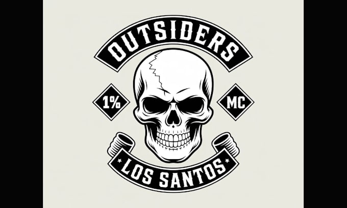 Design a custom motorcycle club mc patch logo gta emblem gta patch mc ...