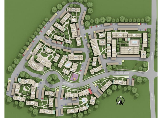 Draft site plan, layout plan, blueprint, plot plan, city permit in ...