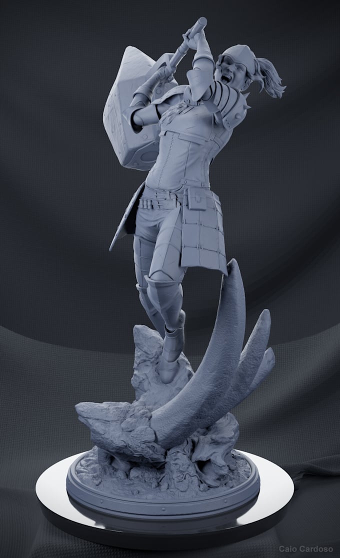 3d character modeling,3d print fantasy statues,heroes and armor design ...