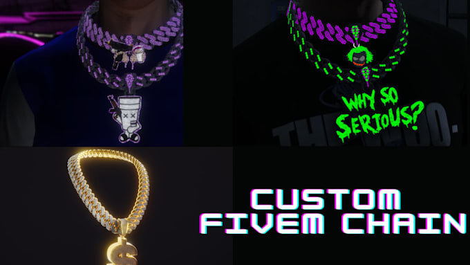 Do fivem custom fivem chains with pendants, customized fivem chains by ...
