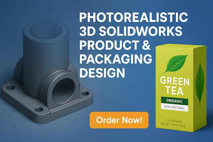 Deliver photorealistic 3d solidworks products, packaging design with ...